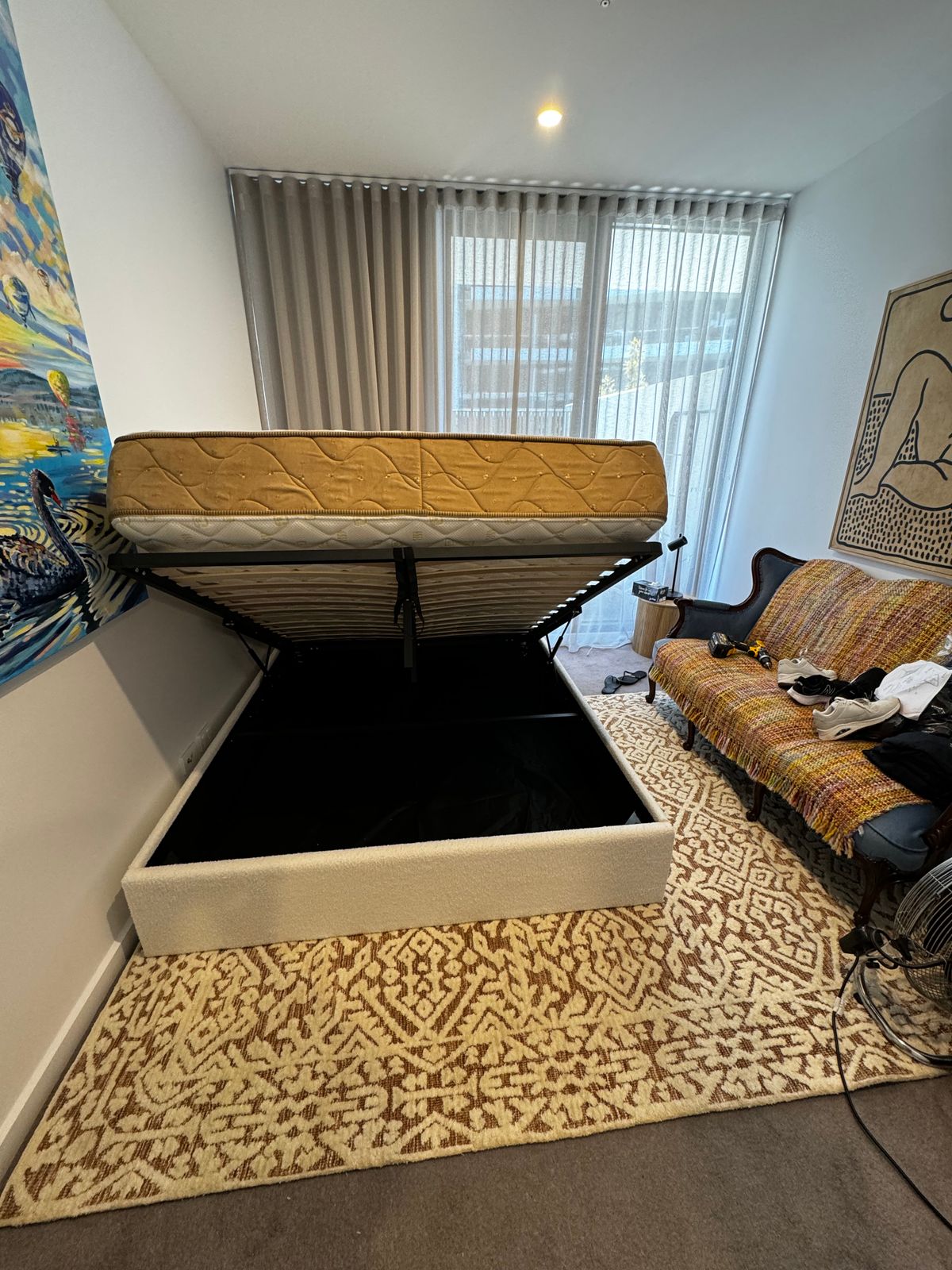 Ormond Gas Lift Storage Bed Frame at Maria Ayotte blog