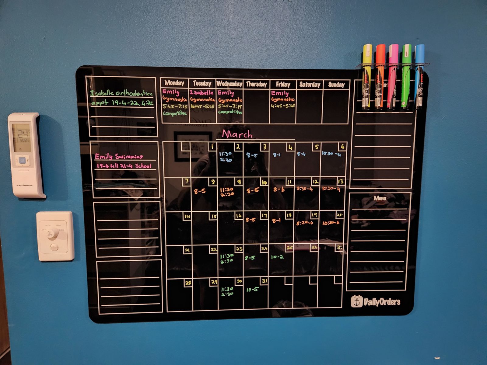 Command Centre Planner - Daily Orders