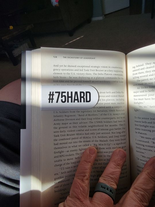 75 HARD Bookmark Set