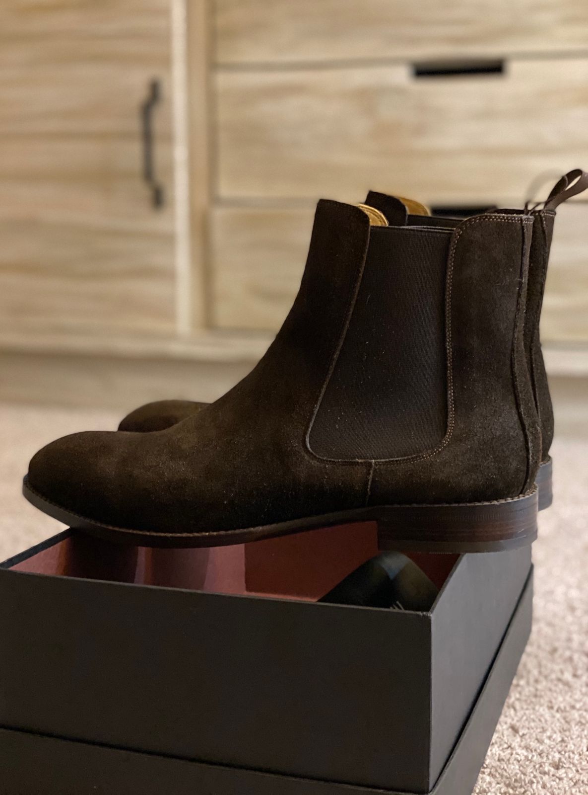 Bolton Chelsea Boots - Suede – Beckett Simonon