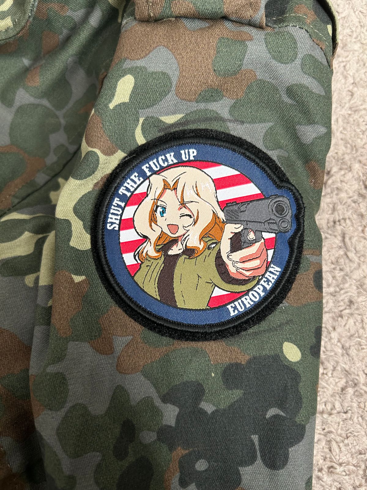 STFU European Embroidered Patch – KommandoStore