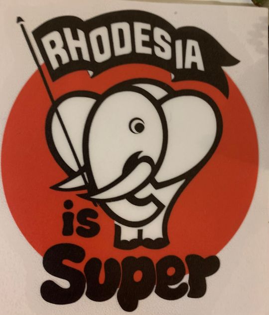 Rhodesia Is Super Vinyl Sticker – KommandoStore