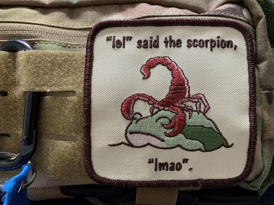 Lmao Scorpion Patch – KommandoStore