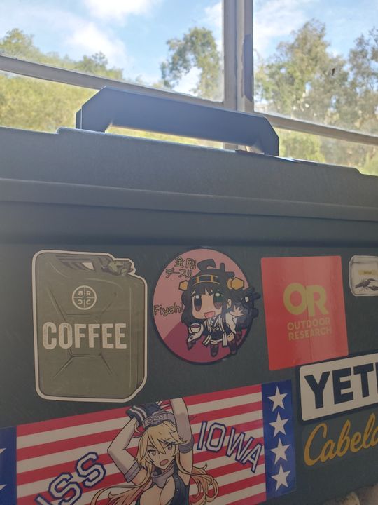 Kancolle Kongou Vinyl Sticker – KommandoStore