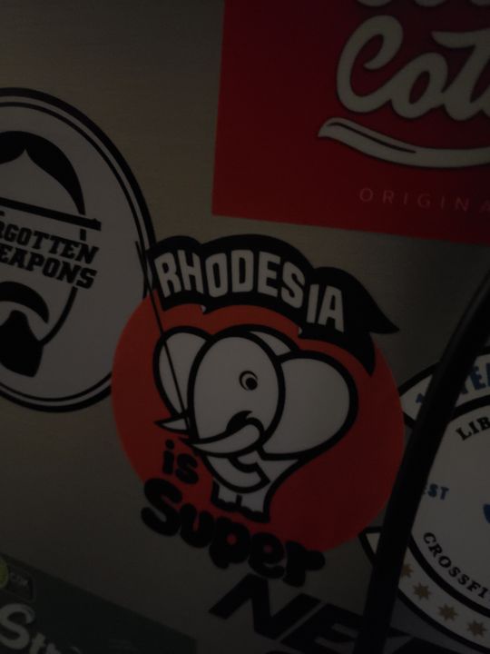 Rhodesia Is Super Vinyl Sticker – KommandoStore