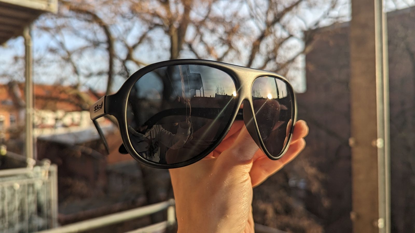 Black Aviator BluBlocker Sunglasses