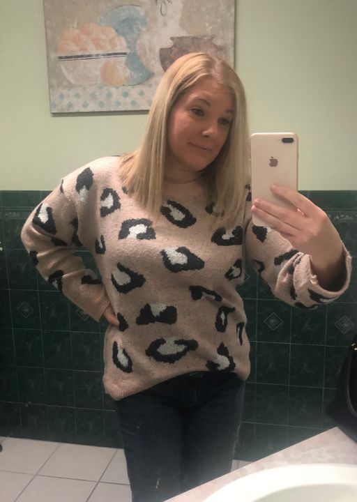 Simply Sublime Leopard Sweater- Taupe, Black, Off White – The Pulse ...