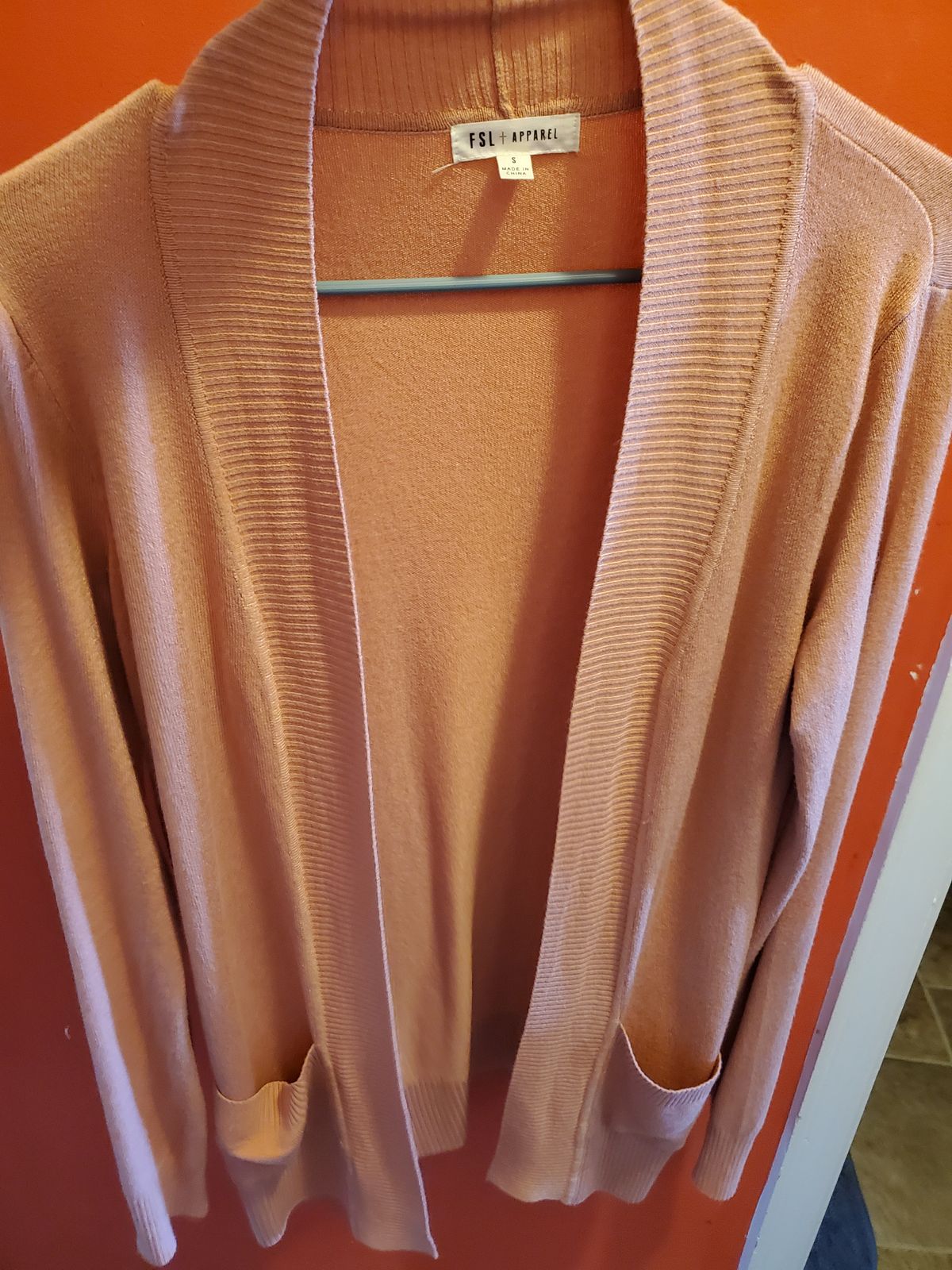 Light Weight Open Front Cardigan- Dusty Coral – The Pulse Boutique