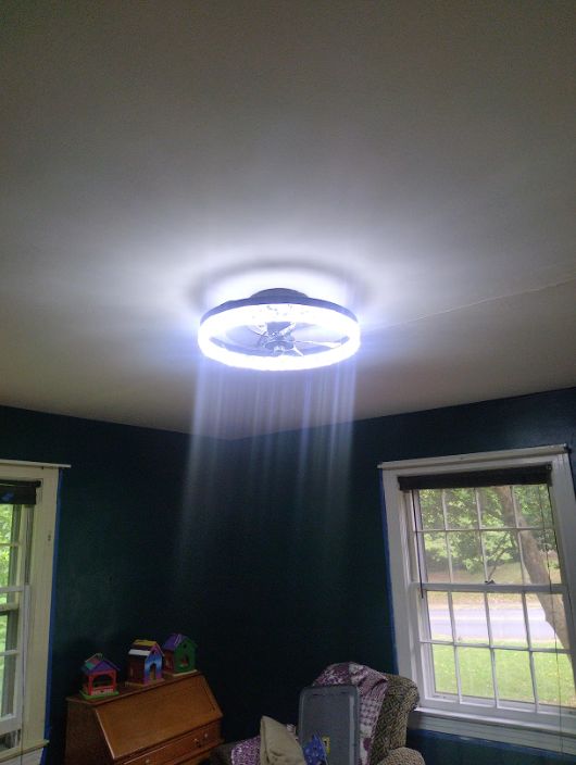 circular ceiling fan light modern and simple creative embedded ...