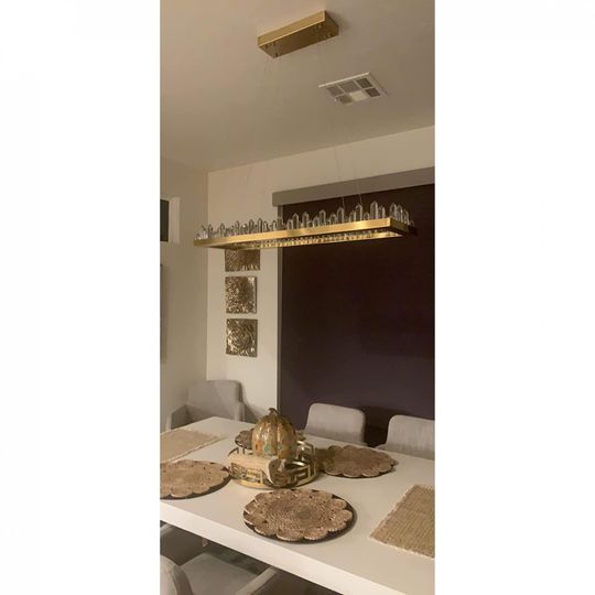 Rectangular Iceberg Crystal Chandelier | Sofary