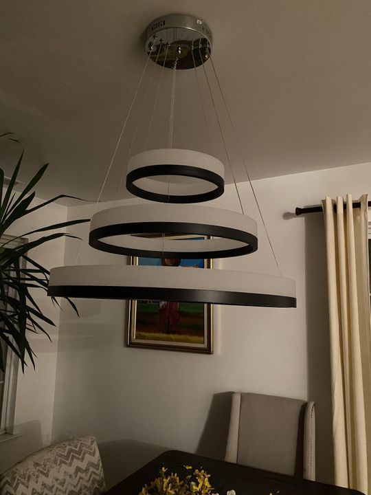 Two Rings & Three Ring Chandelier - Ring Pendant Light | Sofary