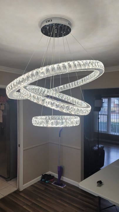 Neptune Three Rings Chandelier | Sofary Lighting